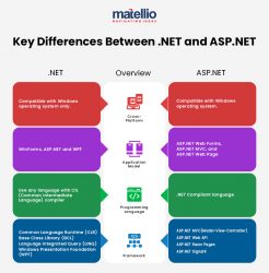 ASP.NET vs. NET- All That Businesses Need to Know - Matellio Inc
