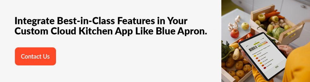 How to Develop a Cloud Kitchen App like Blue Apron? - Matellio Inc