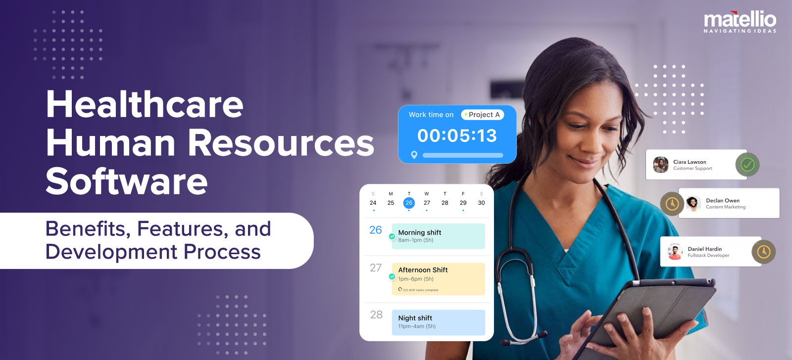 Healthcare Human Resources Software – Benefits, Features, and Development Process - Matellio Inc