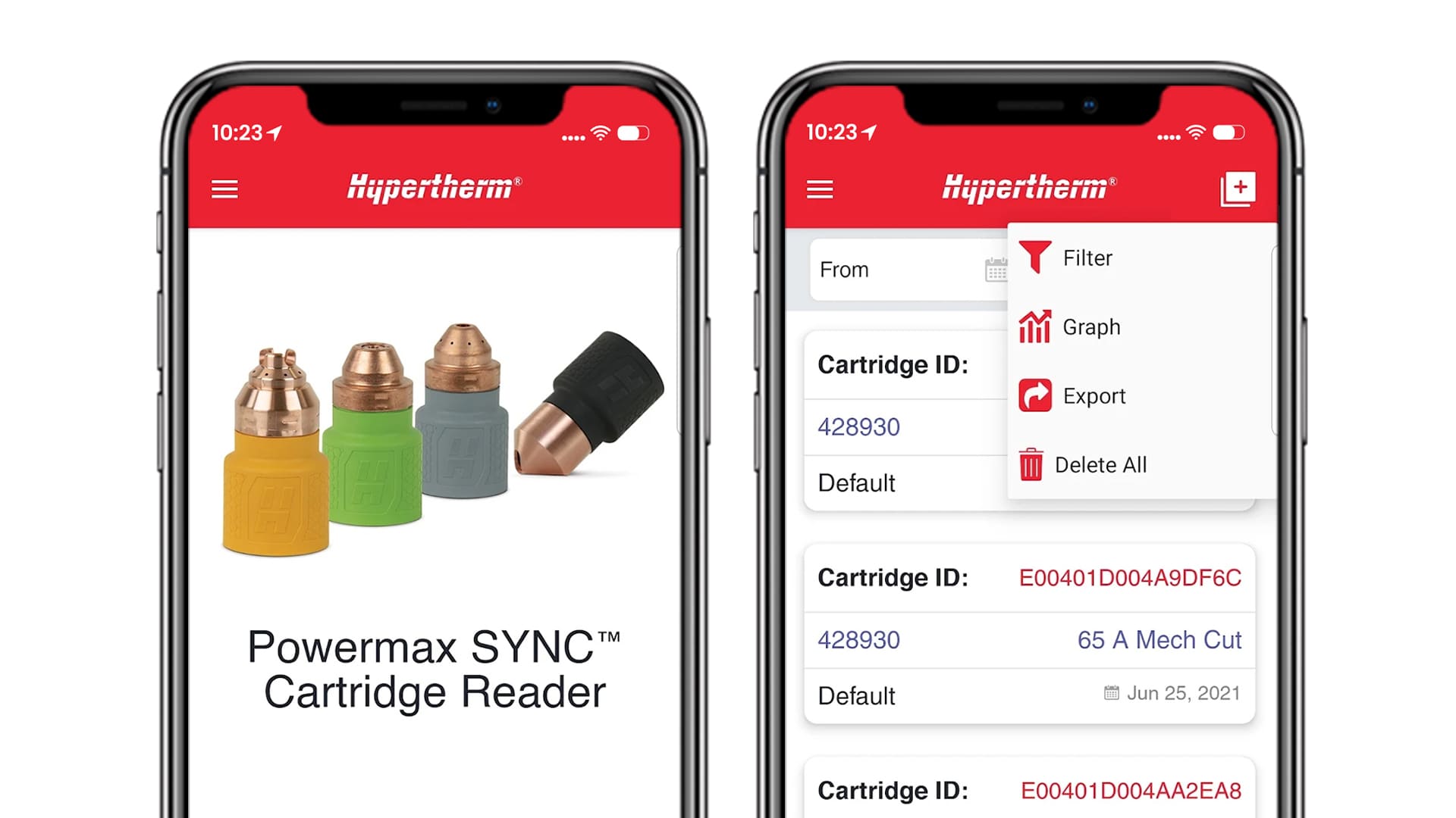 Hypertherm | Data Analysis App - Matellio