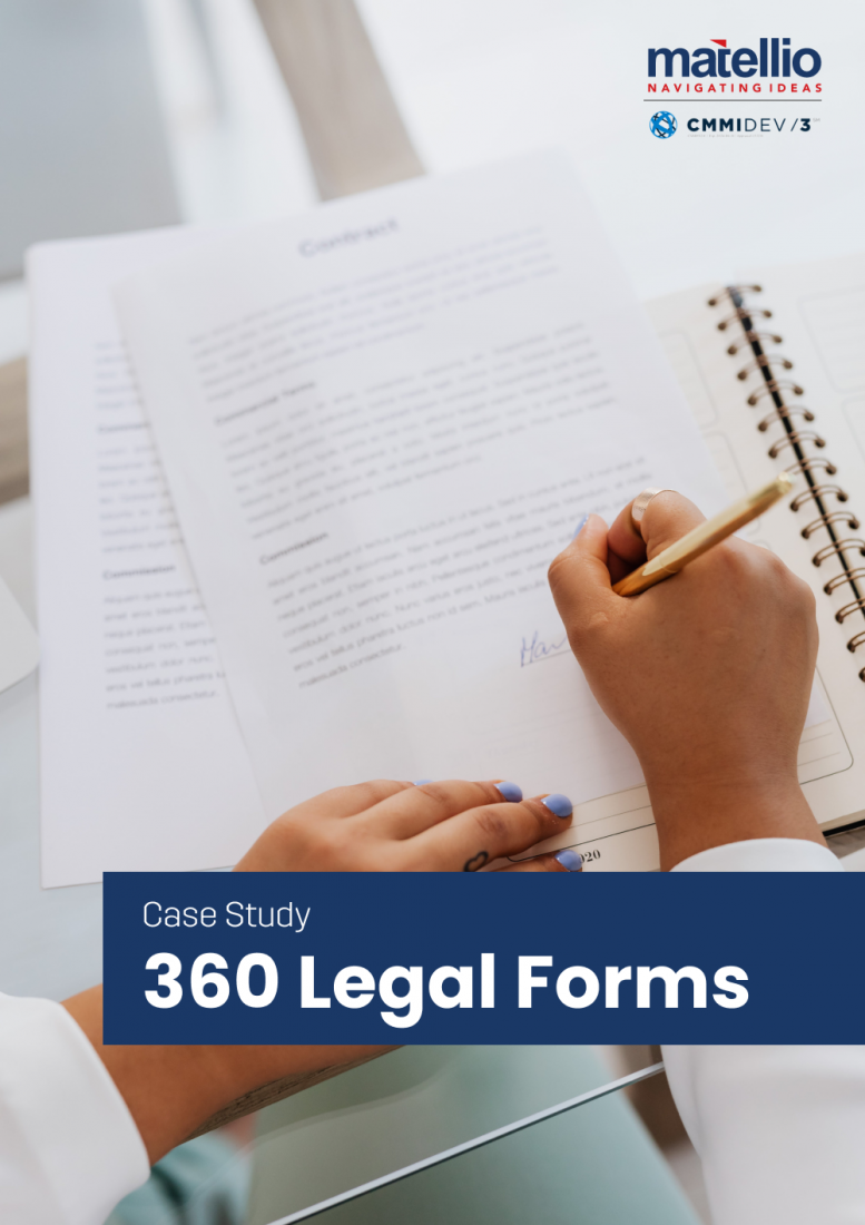 360 Legal Forms – Streamlining Legal Document Creation - Solutions - Matellio